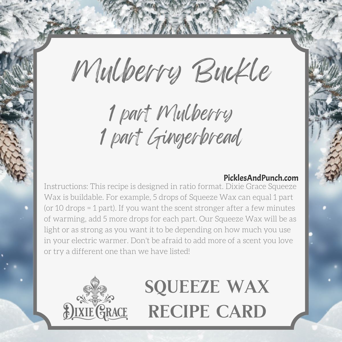 Mulberry - Squeeze Wax – Pickles and Punch