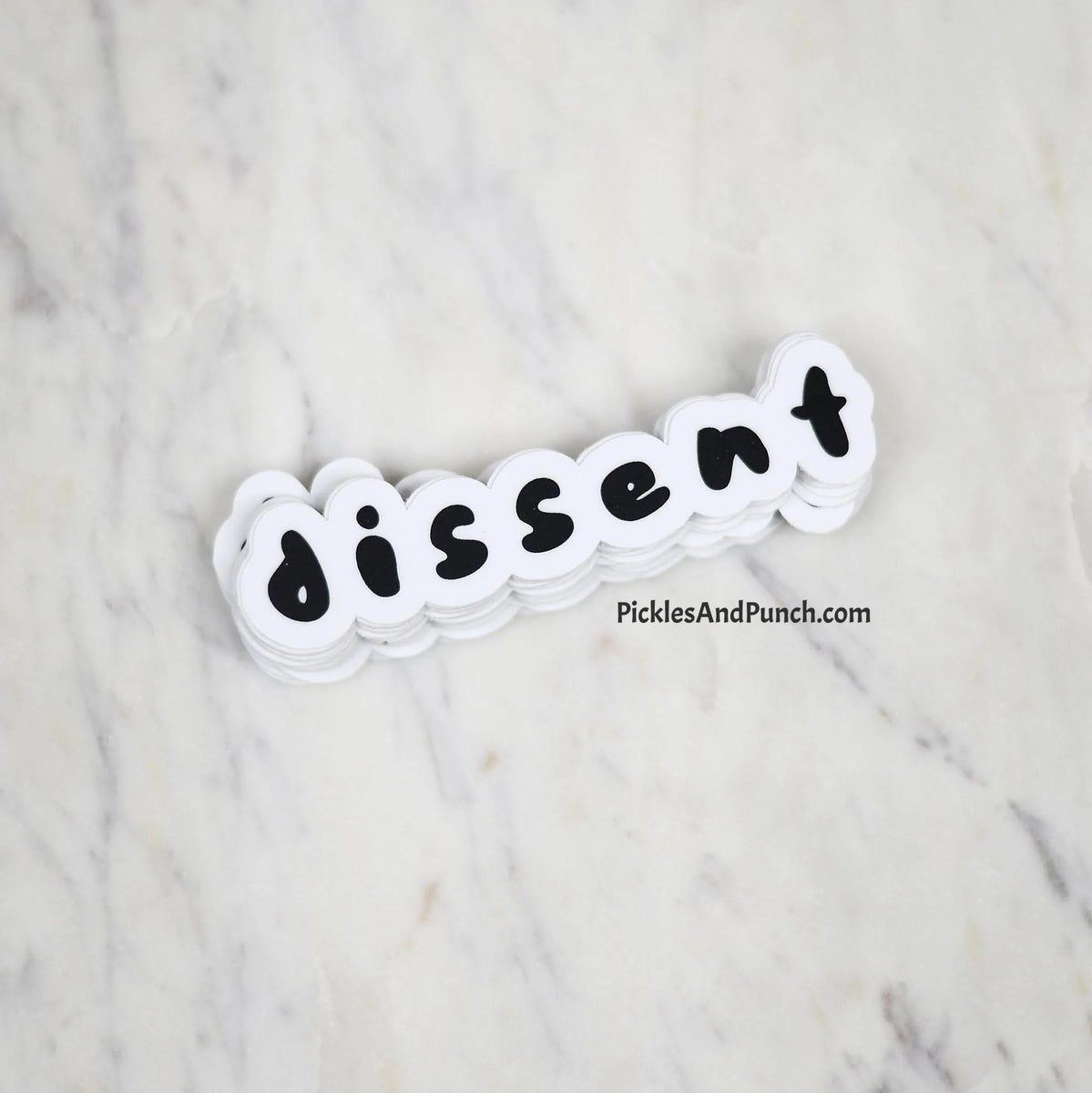 Dissent Sticker Decal – Pickles and Punch