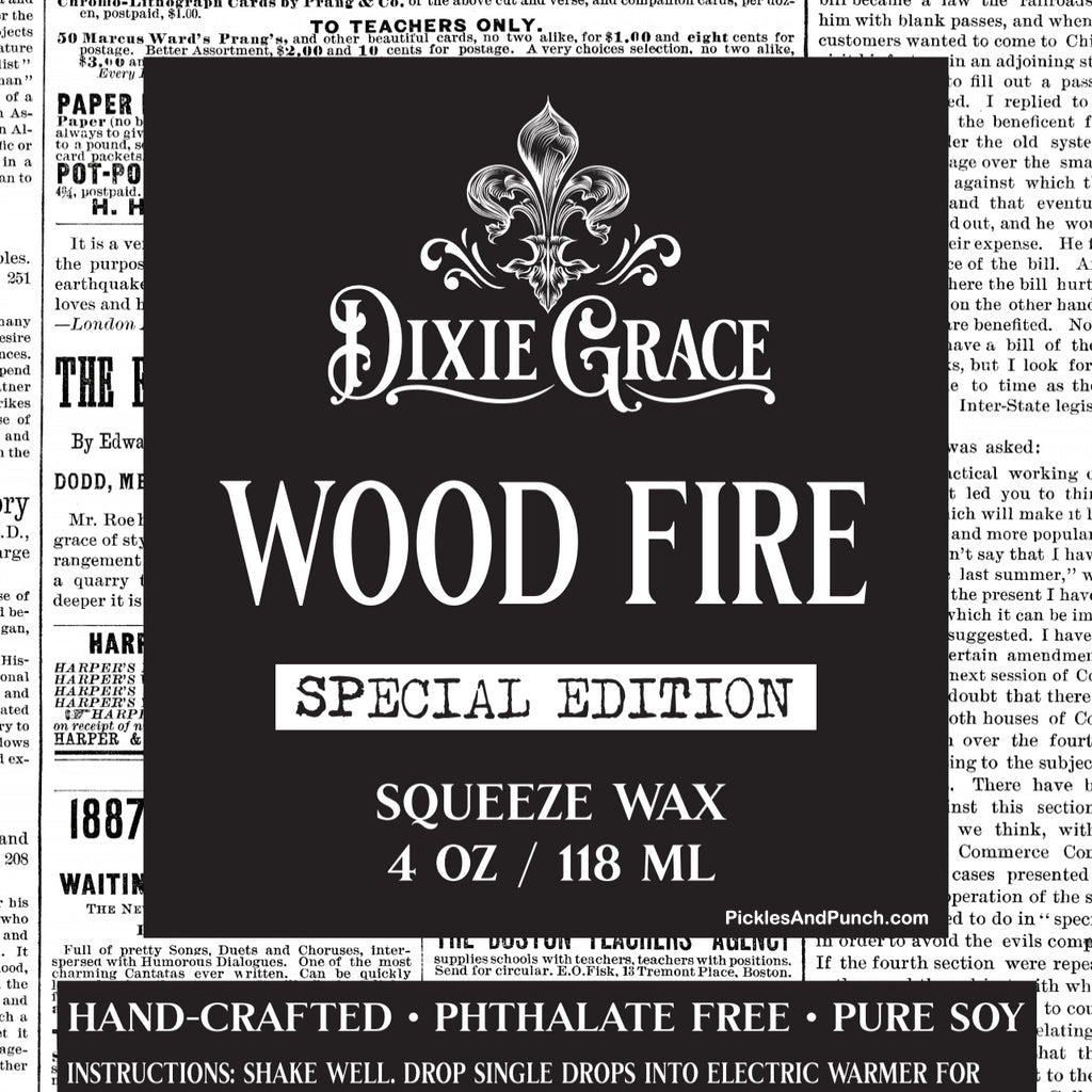 Wood Fire - Squeeze Wax – Pickles and Punch